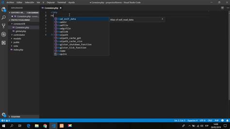 06 conexiondb sistema web alumno select dinamico con php mvc mariadb jquery youtube