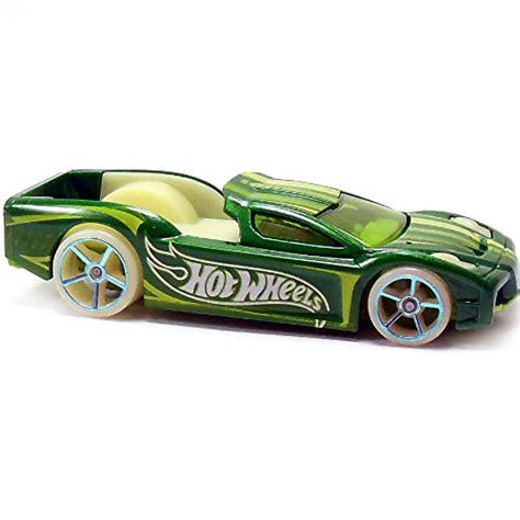 Коллекционная модель автомобиля Hypertruck HW Race 2014 зеленая Hot