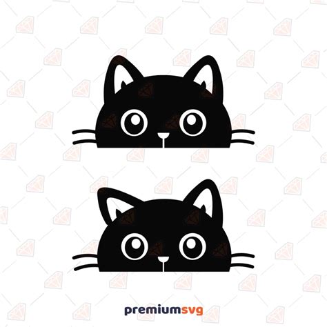 Peeking Cats Svg Cut Files Premiumsvg