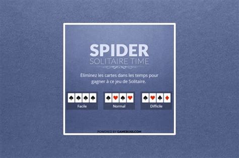 Spider Solitaire Time Sur JeuxGratuitJeux
