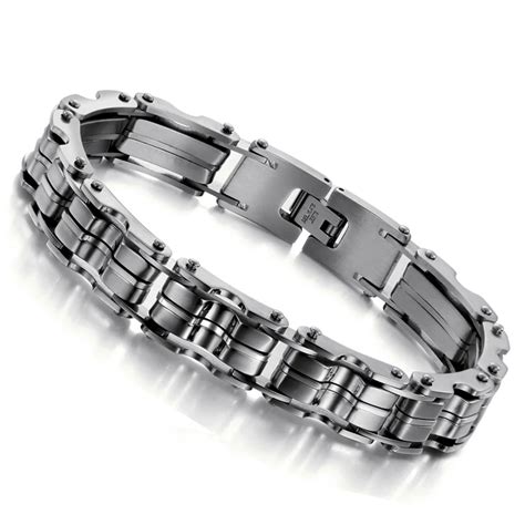 Personality Stainless Steel Bracelet Men Jewelry New Fashion Mens