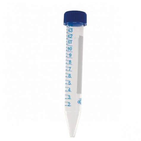 Tubos de centrífuga graduados con tapón de rosca 15 ml PP estéril