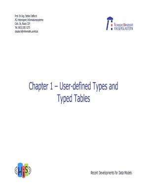 Fillable Online Wwwlgis Informatik Uni Kl Typed Tables Fax Email Print