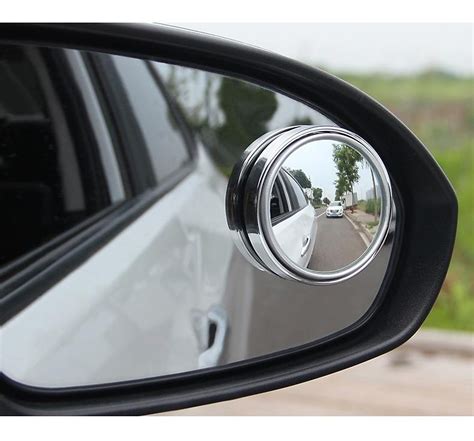 Espejo Retrovisor Panoramico Hd Convexo Para Auto Giro 360 Mercado Libre