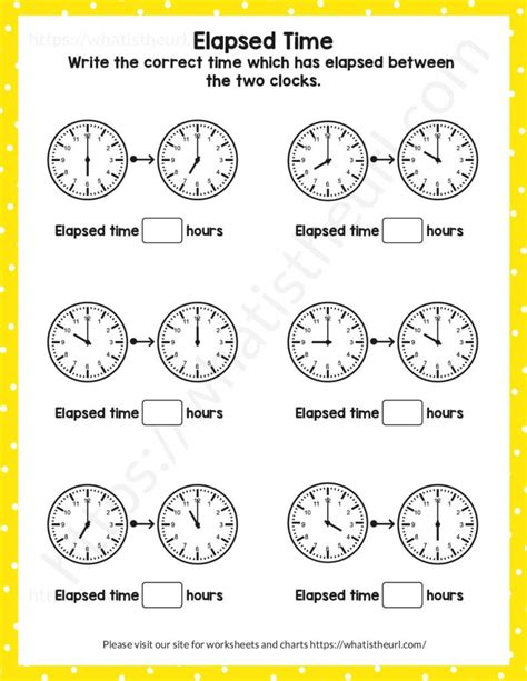 Grade Math Elapsed Time Worksheets