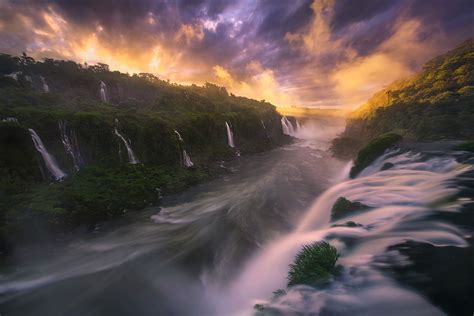 Iguazu Falls Sunset