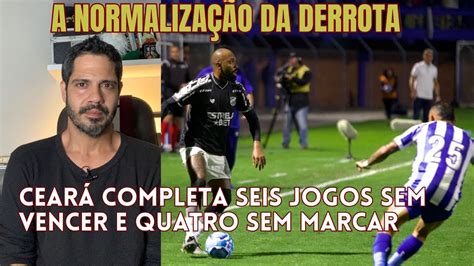 AVAÍ 1 x 0 CEARÁ SEIS JOGOS SEM VENCER SEQUÊNCIA NÃO PODE SER