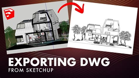 How To Export A DWG From Sketchup YouTube