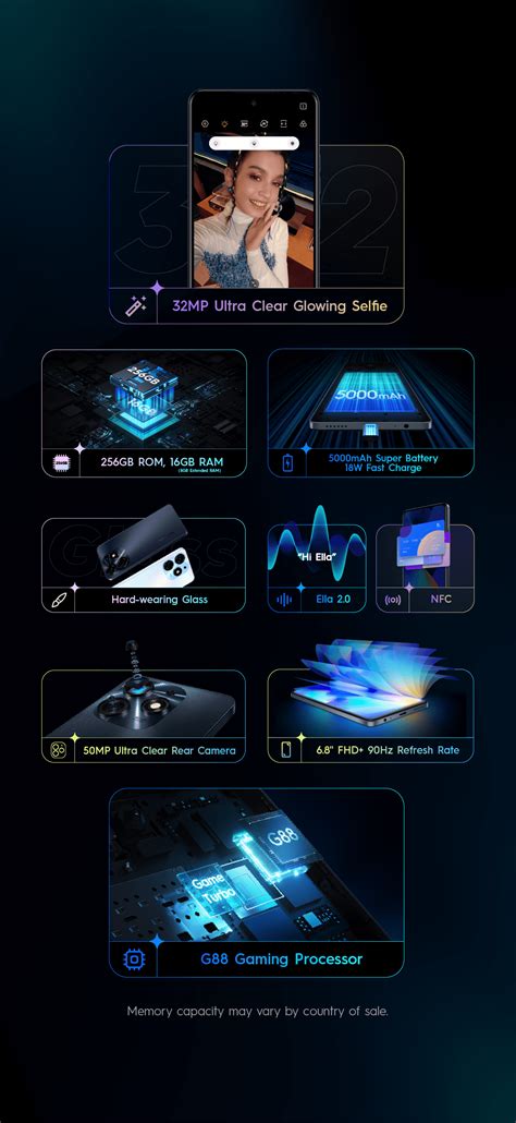Tecno SPARK 10 Pro Mémoire 256 Go Ram 16 Go Promo sn
