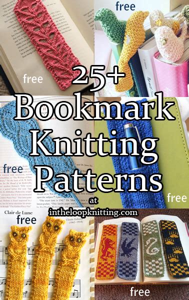 Bookmark Knitting Patterns In The Loop Knitting