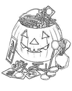 Disegni Da Colorare Di Dolcetto O Scherzetto Di Halloween