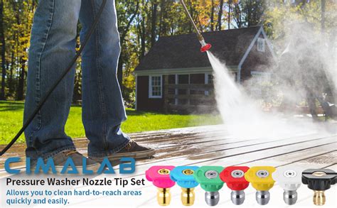 Pressure Washer Tips 7 Pack Universal Pressure Washer Nozzle