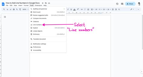 How To Add Line Numbers In Google Docs Easy Steps