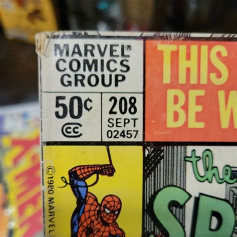The Amazing Spider Man 208 Marvel Comics 1980 John Romita Jr Art