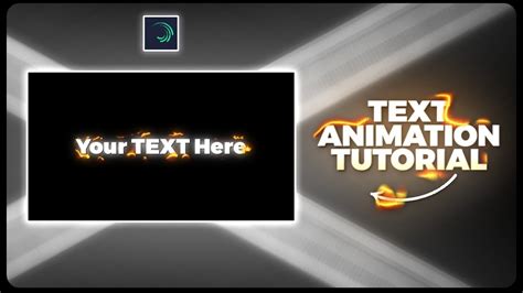 Text Animation Alight Motion Tutorial Part Youtube