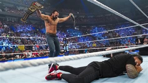 WWE SmackDown Results Drew McIntyre Delivers Claymore Kick To Roman