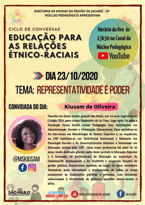 Ciclo De Conversas Educa O Para As Rela Es Tnico Raciais