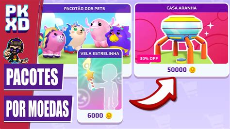 PK XD CORRE CHEGARAM MUITOS PACOTES POR MOEDAS E CASA POR MOEDAS