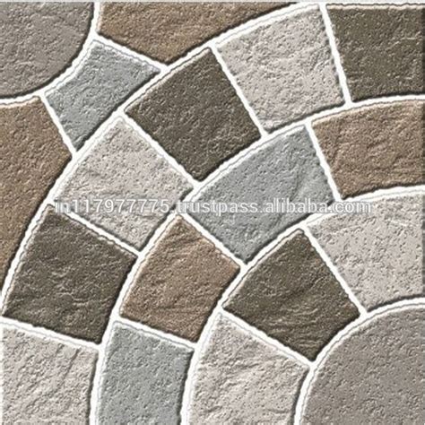 A Stone Wall With Different Colors And Patterns On It S Sides