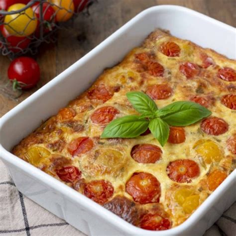 Clafoutis de tomates cerises au basilic La cuisine d Aurélie