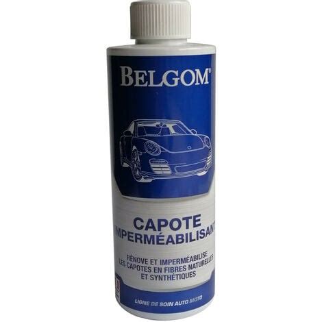 Nettoyant Renovateur De Capotes Belgom 500ml Incolore Impermeabilisant