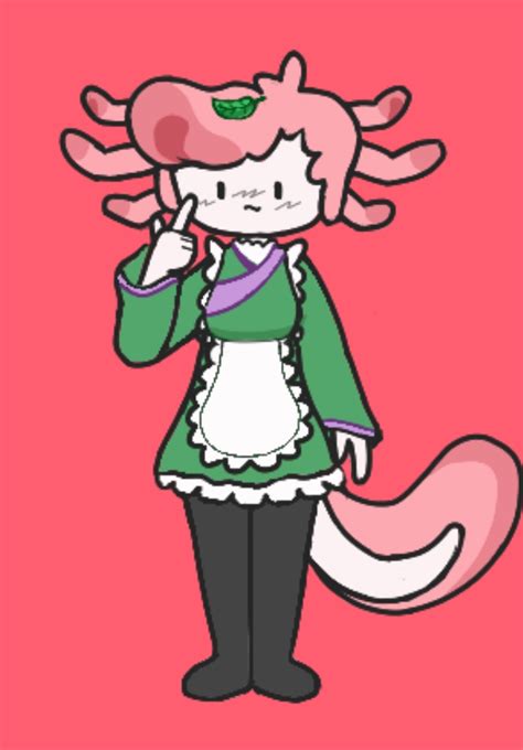 The Big Imageboard Tbib Amphibian Anthro Axolotl Blush Clothing Female Gesture Green