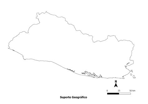 El Salvador Mapa Gratuito Mapa Mudo Gratuito Mapa En Blanco Gratuito