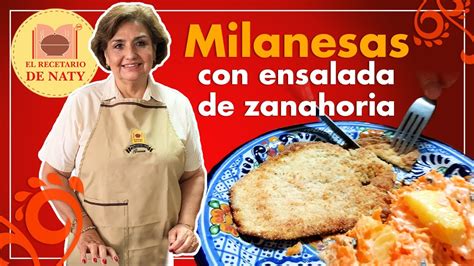 FÁCIL Y DELICIOSO milanesa de pollo con ensalada de zanahoria