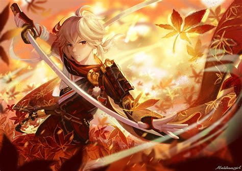 Kazuha Rojo Deja Genshin Impacto Fondo De Pantalla Hd Peakpx The Best