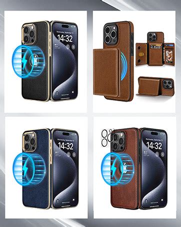 Lohasic Funda Para Iphone Pro Max Delgada De Piel Sint Tica De