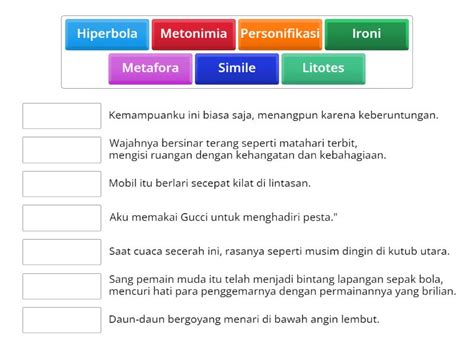 Gaya Bahasa Majas Match Up