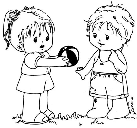 Crian Sketch Coloring Page