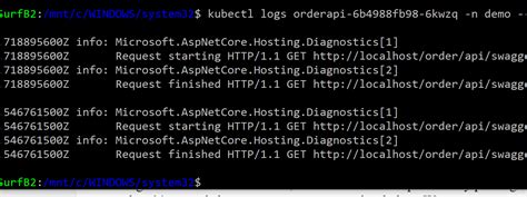 Chaminda S DevOps Journey With MSFT Kubernetes Pod Logs View Latest