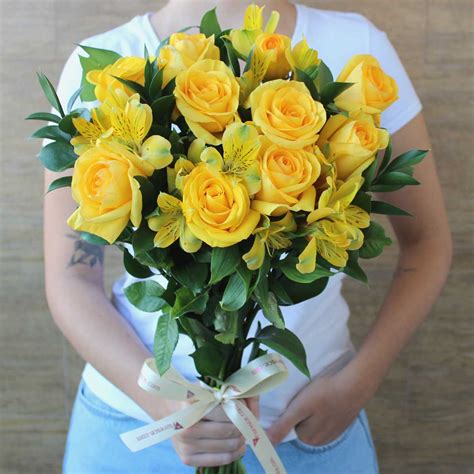Buquê de Rosas Amarelas Floricultura Entrega Flores Grátis Juiz de