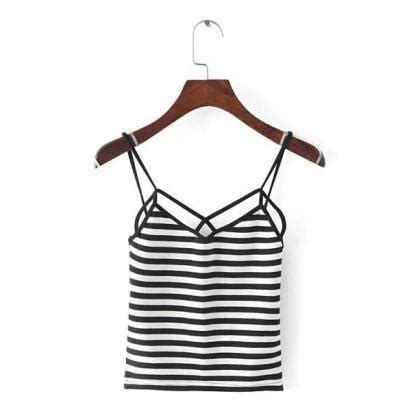 Sexy V Neck Straps Vest Top On Luulla