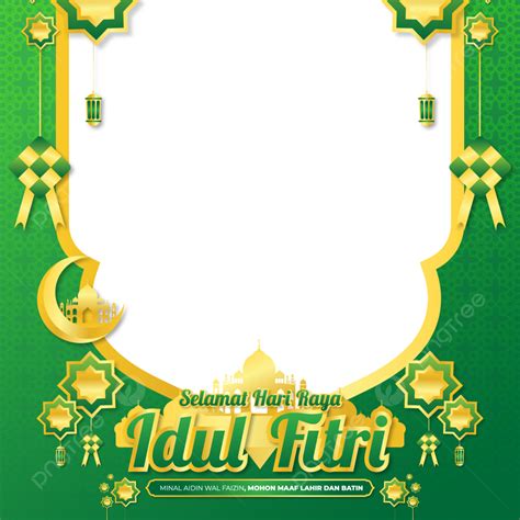 Twibbon Idul Fitri Png Dengan Dekorasi Islam Untuk Hari Raya Twibbon