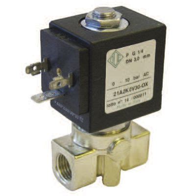 Électrovanne à commande directe 21A OX Series ODE 2 voies NF NO