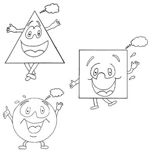 Las Figuras Geom Tricas Para Colorear