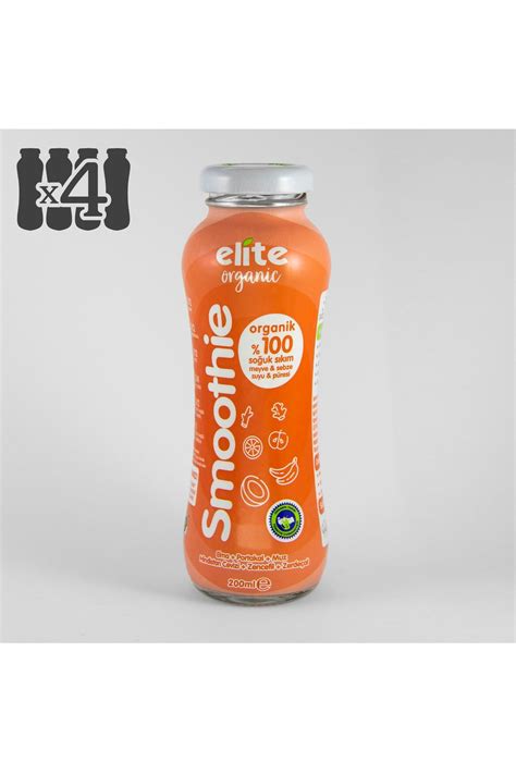 Elite Naturel Organik Zencefilli Zerdec allı Smoothie Fiyatı Yorumları