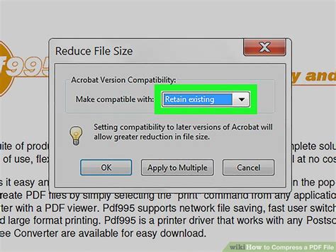 3 ways to compress a pdf file wikihow