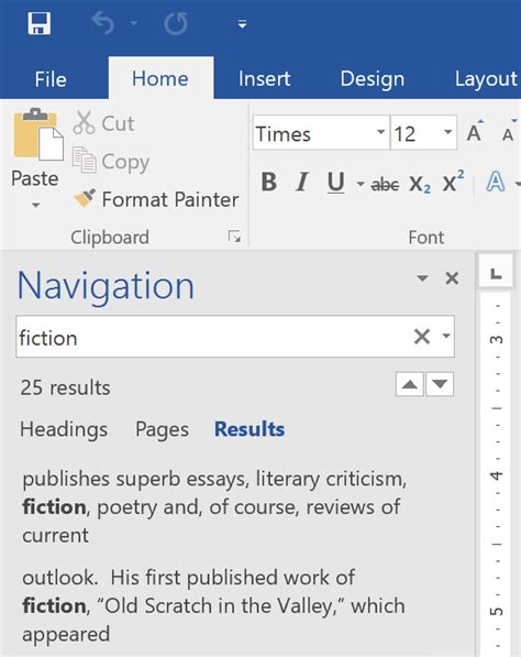 Word Using Find And Replace