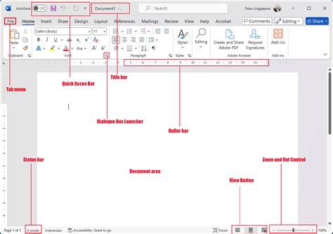 Fungsi Toolbar Di Microsoft Word Dan Nama Nama Menunya Laman 3 Dari 3