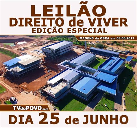 LEILÃO DIREITO de VIVER TVDOPOVO