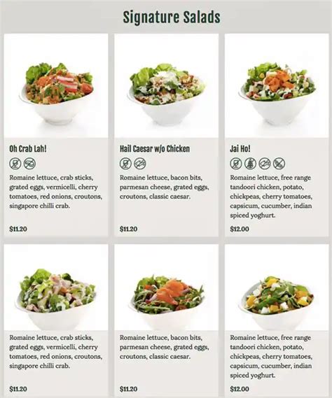 SaladStop Menu Menu For SaladStop Novena Singapore Zomato Singapore