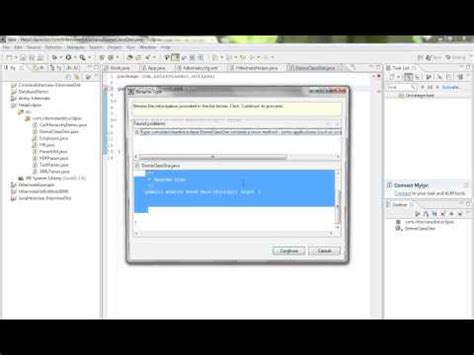 HOW TO RENAME A JAVA CLASS IN ECLIPSE DEMO YouTube