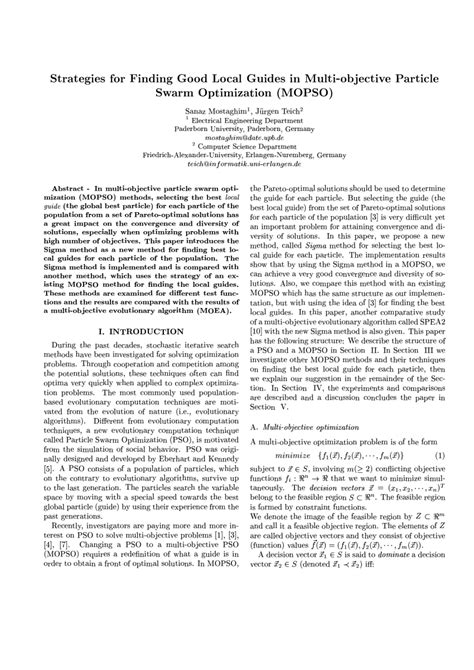 pdf strategies for finding local guides in multi objective particle swarm optimization mopso