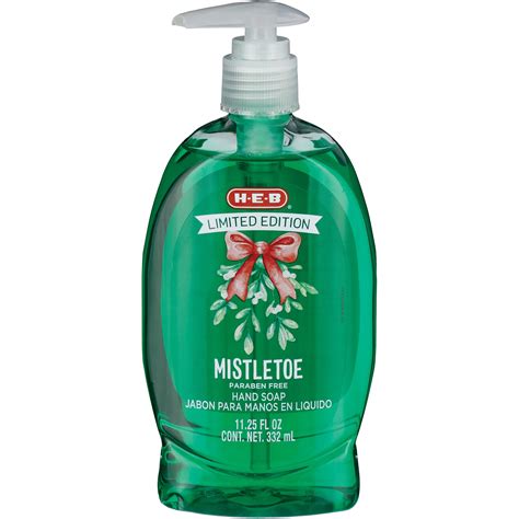 H E B Limited Edition Mistletoe Hand Soap Shop Hand Bar Soap At H E B