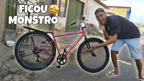 ADESIVEI A ARO 26 MONTADINHA QUADRO RETO YouTube