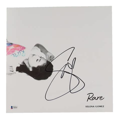 Selena Gomez Signed X Photo Beckett Pristine Auction