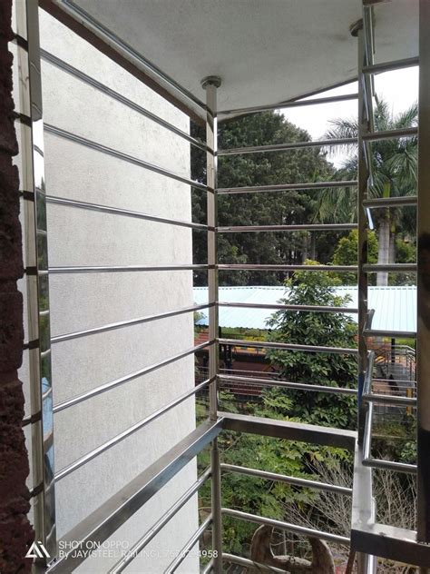 Stainless Steel Ss Balcony Railing Grill Design For Home At Rs 400 Sq